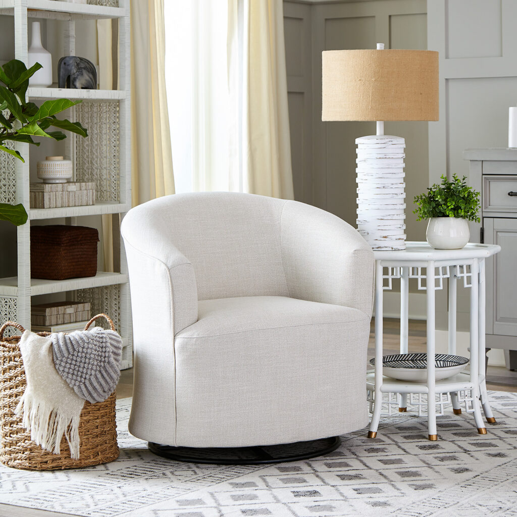 Kahlari Swivel Glide Chair – Waunakee Furniture